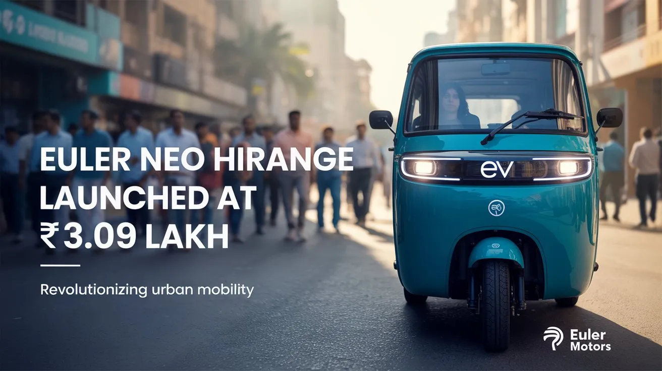Euler NEO HiRANGE Electric Auto Price In India (₹3.09 Lakh) | Booking ...